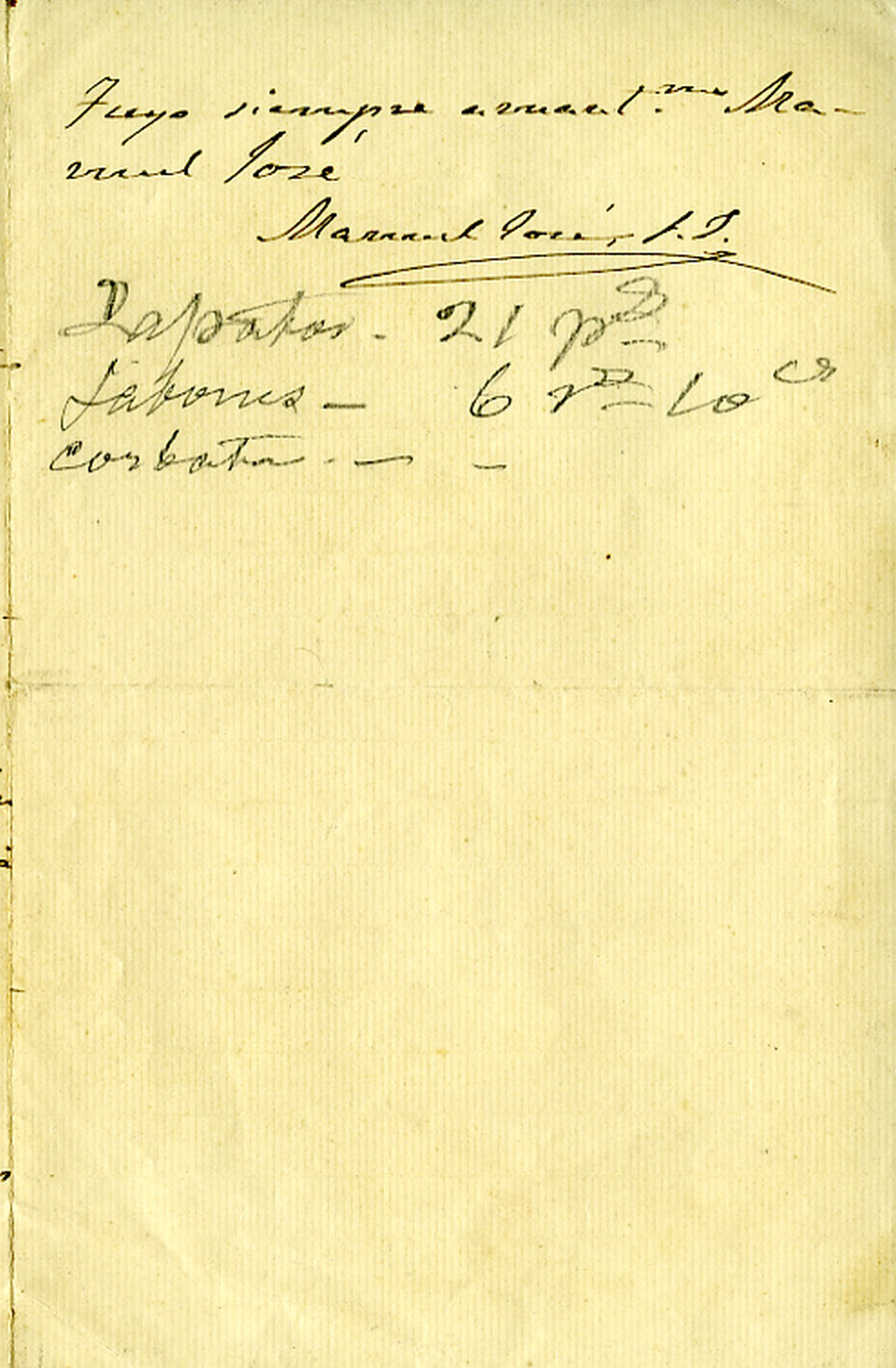 Puerto de Santa María, 23 de abril [s.a.]. Carta a Pablo Uranga ...