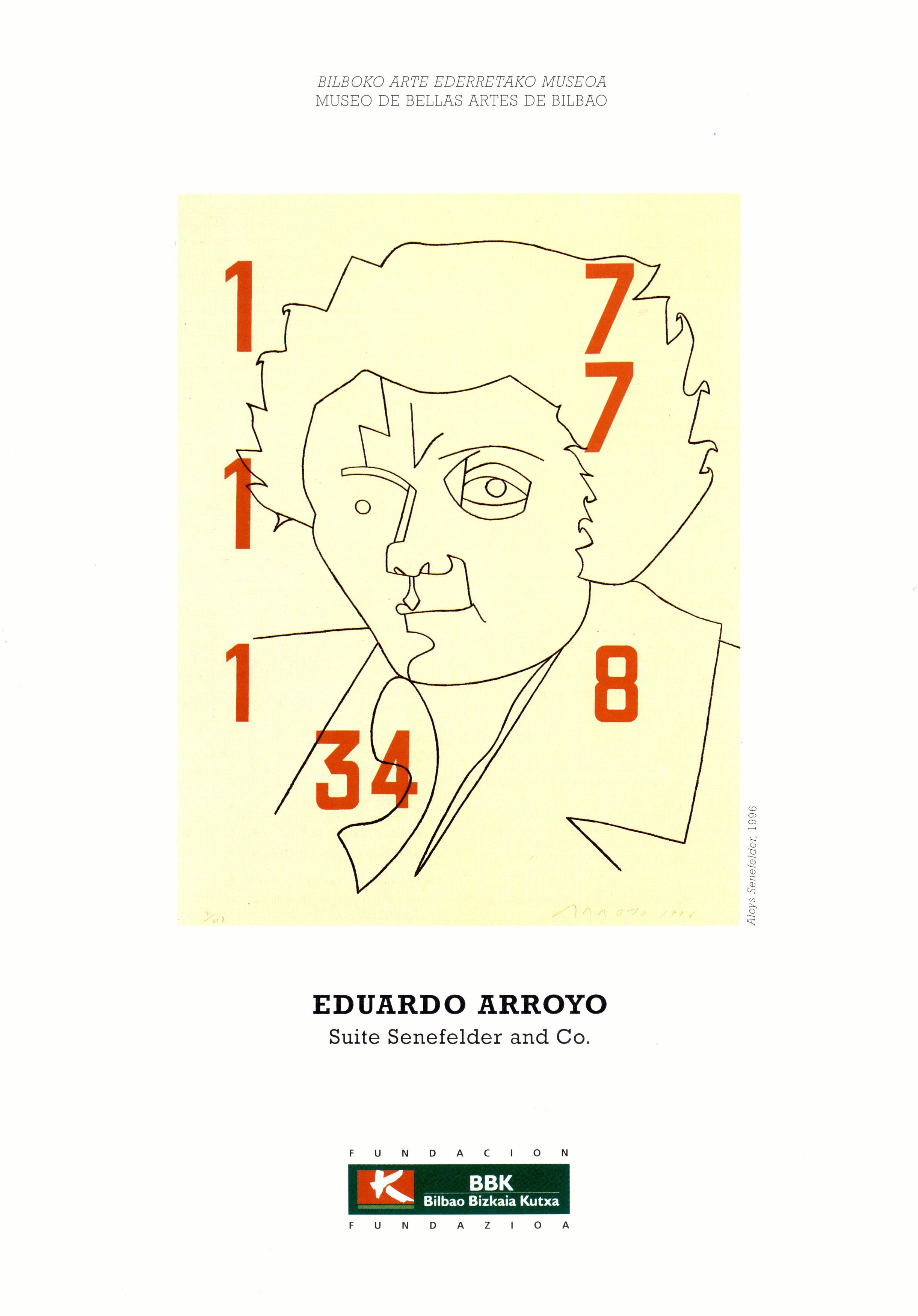 Eduardo Arroyo [Folleto] : Suite Senefelder and Co. - Bilbao Museoa