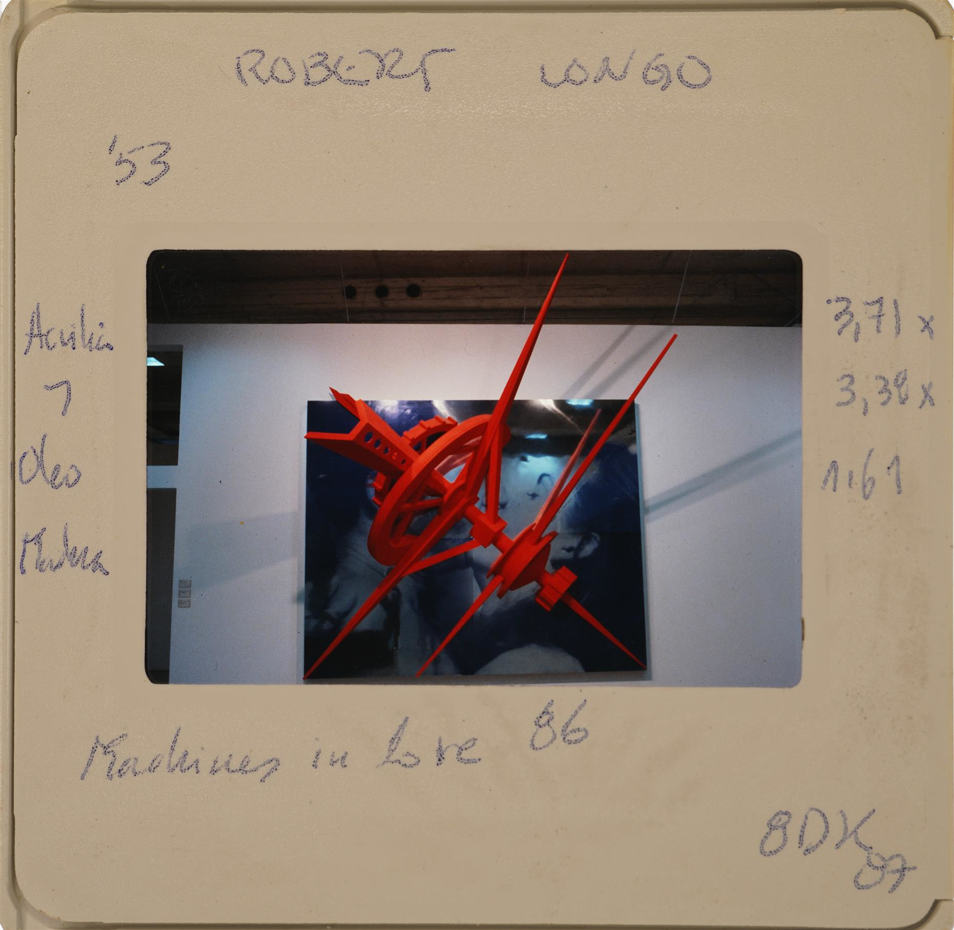Longo, Robert. Machines In Love. [8º Documenta de Kassel 87]. - Bilbao ...