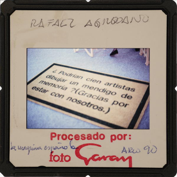 Agredano, Rafael. La Maquina Española. Arco 1990. - Bilbao Museoa