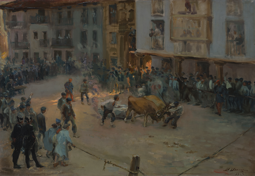 Prueba de bueyes en Elgeta - Bilbao Museoa