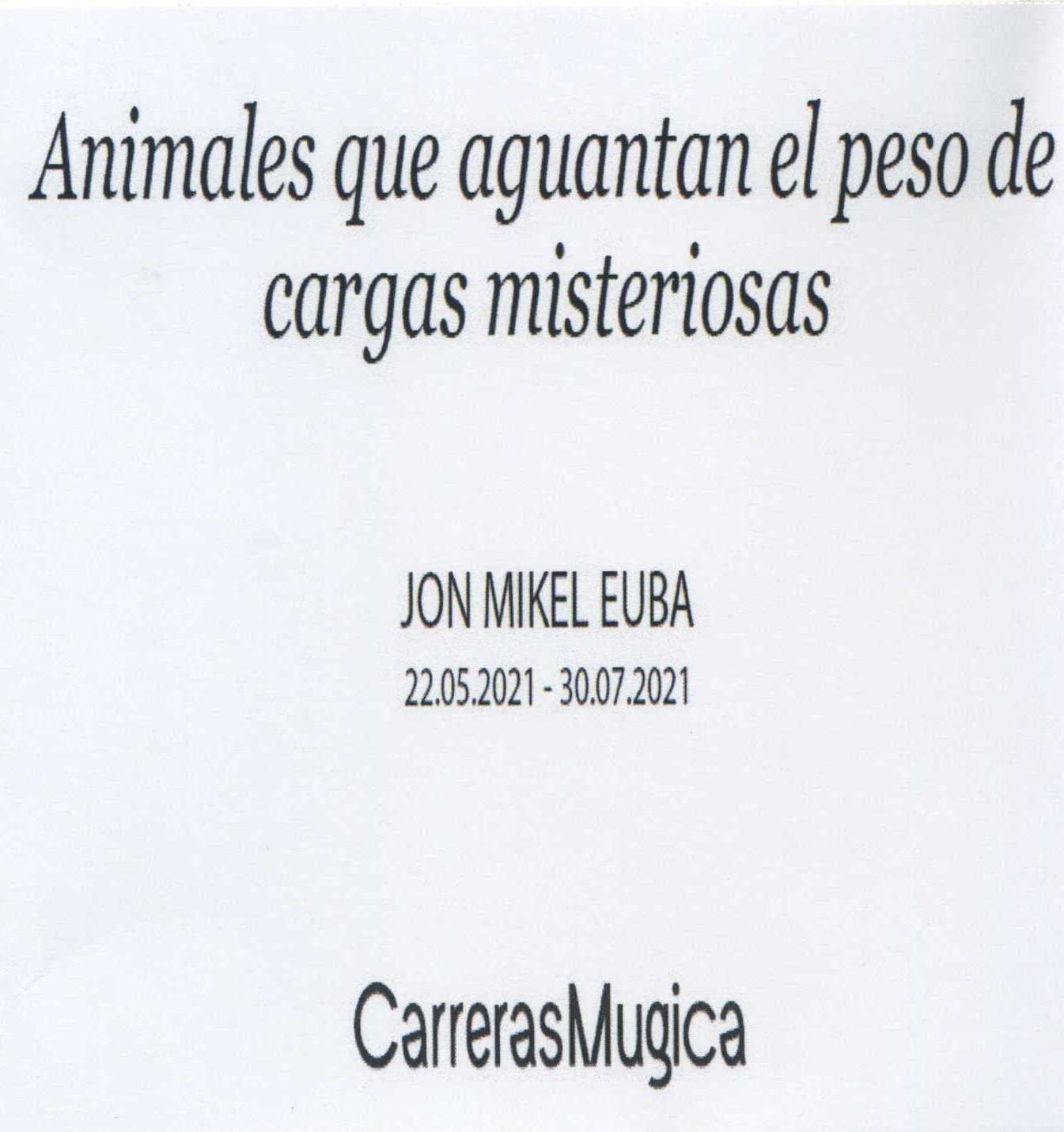 Jon Mikel Euba Aurre - Bilbao Museoa