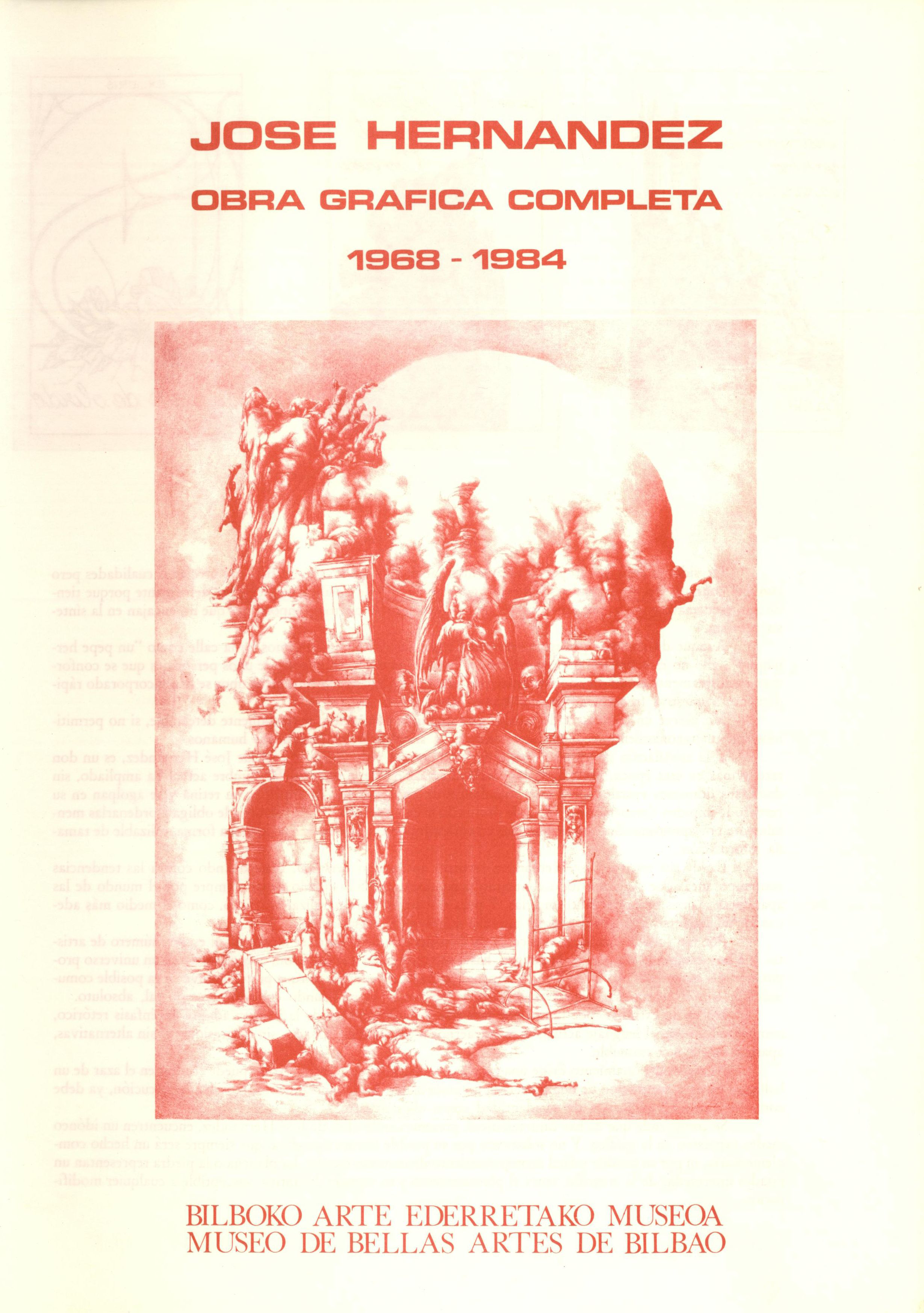José Hernández. Obra gráfica completa 1968 - 1984 - Bilbao Museoa