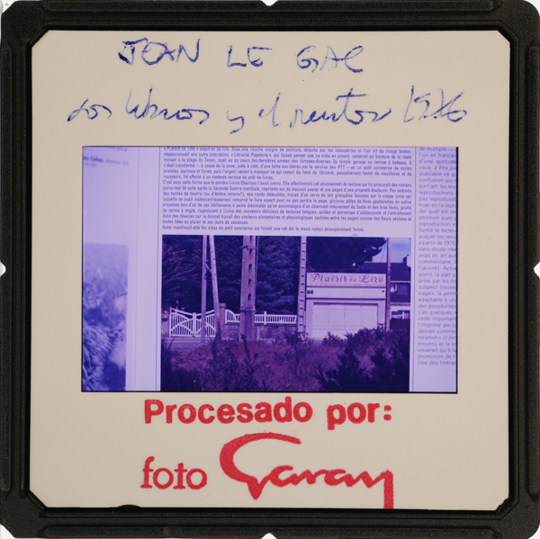 Jean Le Gac. Los Libros y El Pintor. - Bilbao Museoa
