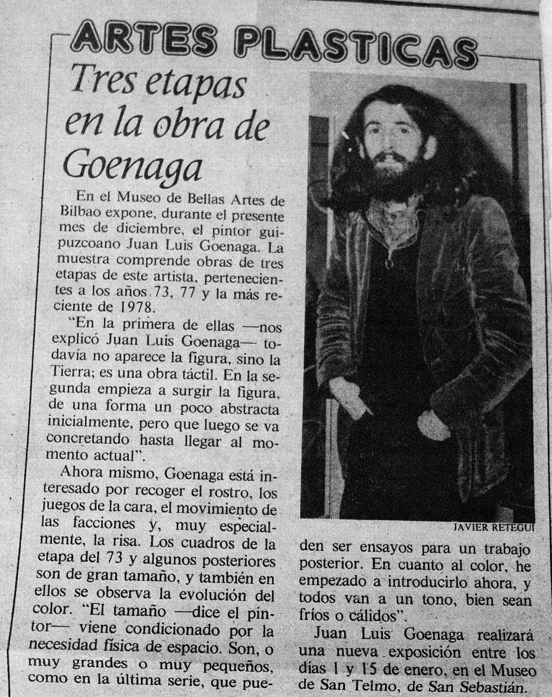 Juan Luis Goenaga - Bilbao Museoa