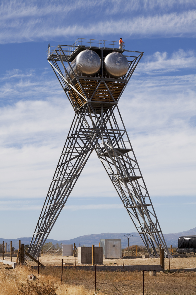 Depósito de agua en Guijo de Coria - La Casa de la Arquitectura
