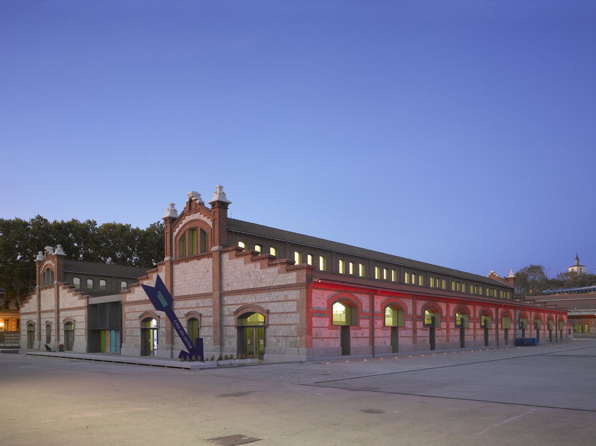 Matadero Madrid. Casa del Lector - La Casa de la Arquitectura
