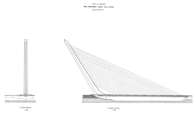 Puente del Alamillo y viaducto de La Cartuja - La Casa de la Arquitectura