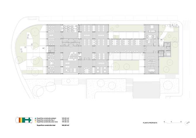 Ampliación y rehabilitación de la Biblioteca Montbau - La Casa de la ...