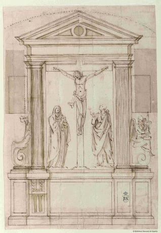 Retablo con Calvario - Mis Museos