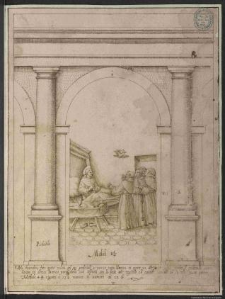 Arquería con columnas de orden toscano sobre pedestales - Mis Museos