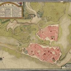 Plan Etipográfico de La Ciudad de Cataga. de Las Indias - Mapas ...