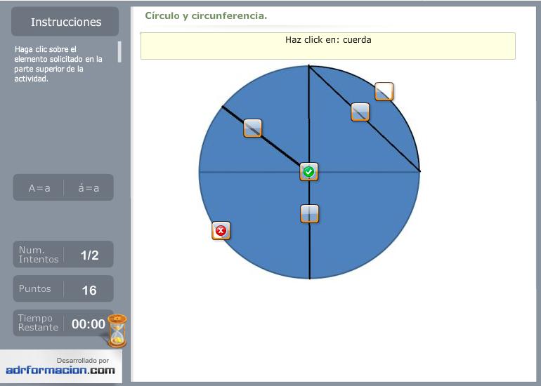 El círculo y la circunferencia. Actividades 2º ciclo de primaria ...