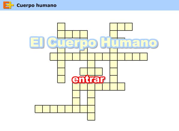 Crucigrama Cuerpo Humano (educaplus.org) - Didactalia: material educativo