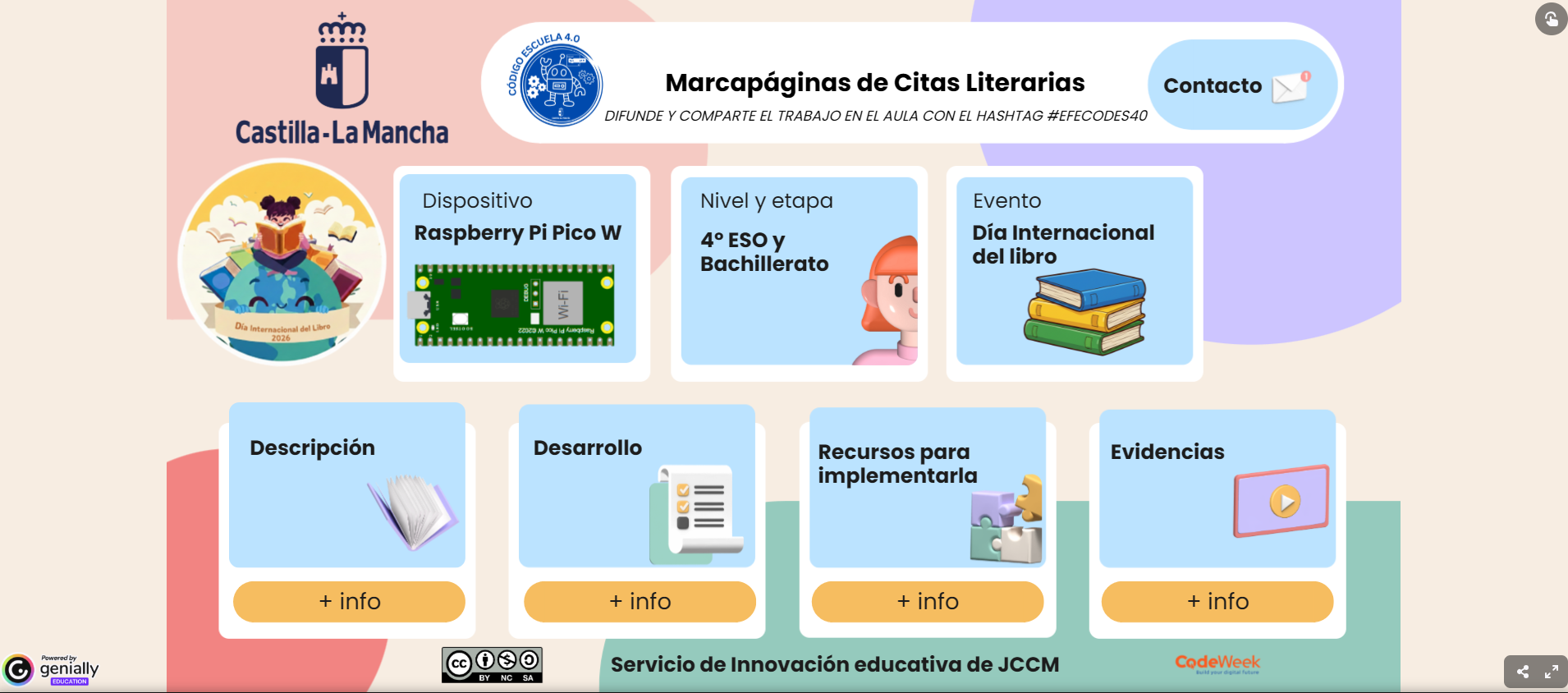 Marcapáginas de Citas Literarias - Banco de recursos educativos